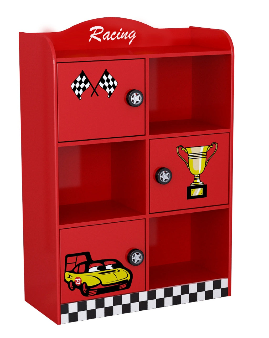 F1 Racer Cube Bookcase – Kiddy Space
